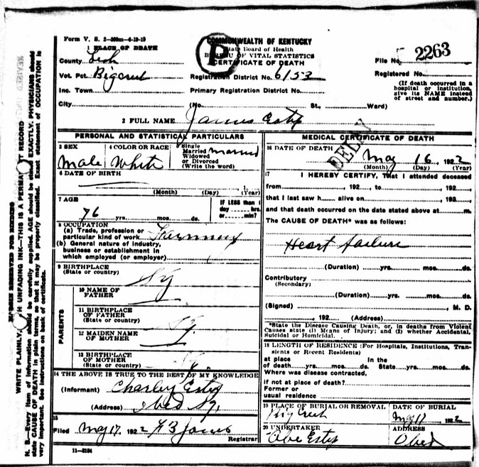 James Estep | Bookie on the Trail